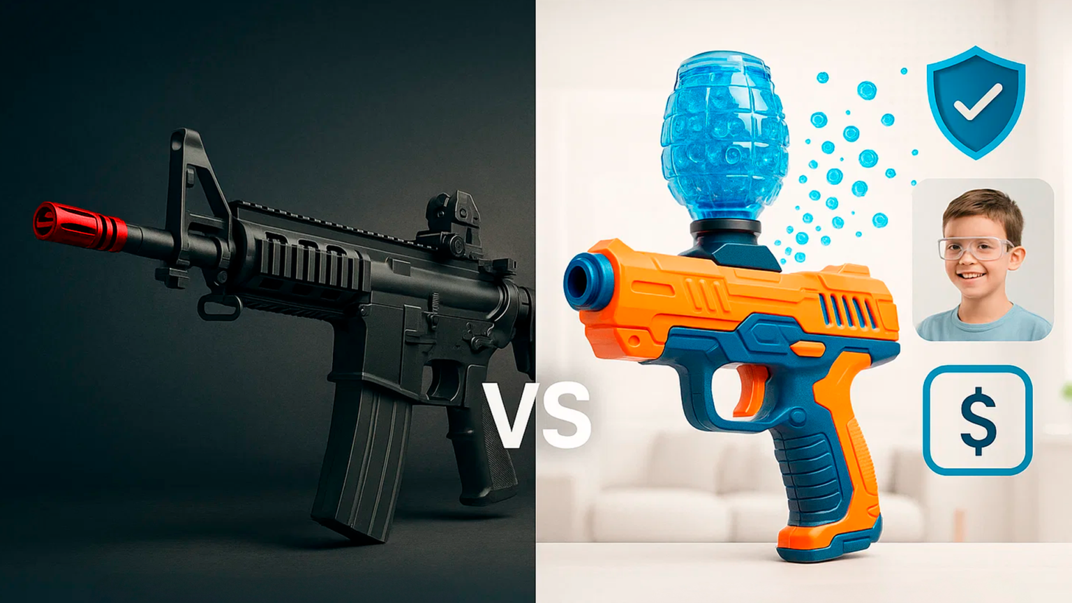 Qual a diferença entre Airsoft e arma de gel? - Beartac